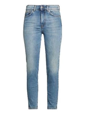 GRIFONI Woman Jeans Blue Size 26 Cotton, Elastane