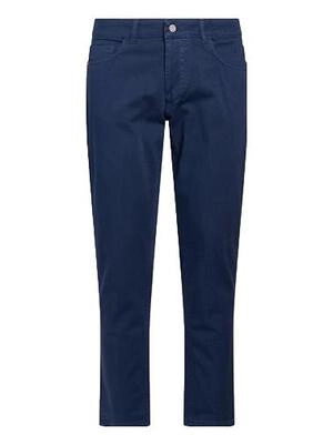 ENTRE AMIS Pants Size Cotton, Elastane - Navy