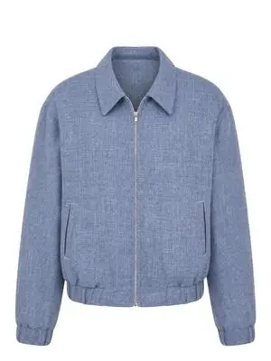 COULANGE B50 Linen & Silk Bomber Jacket
