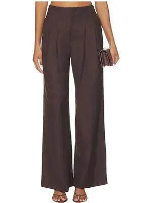 HEVRON Mireya Pants - Chocolate