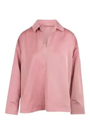 MAX MARA Embellished-cuff V-neck Blouse