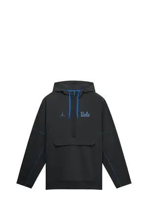 JORDAN BRAND Ucla Bruins 2026 Sideline Anorak Half-zip Hooded Jacket - Black