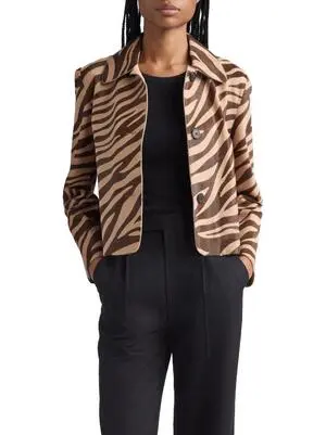 ARMA Genuine Calf Hair Jacket - Zebra