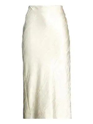 SPORTMAX Minimalist Satin Midi Skirt