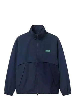 FLANEUR Badge Zip-up Track Jacket - Blue