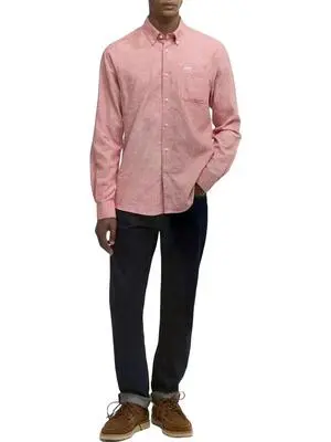 Barbour Nelson Tailored Shirt - Red
