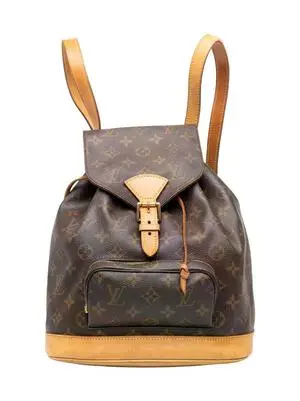 LOUIS VUITTON 2000 Monogram Montsouris Pm Backpack - Brown