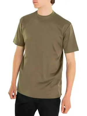 VALENZA Interlock Supima Round-neck T-shirt - Green