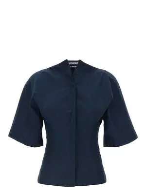 Jacquemus Jacquemus Women 'La Chemise Moisson' Shirt Blue