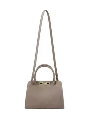 Fabiana Filippi Small Twist-lock Tote Bag - Neutrals