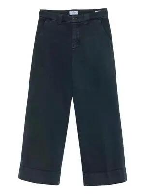 MASON'S New York Studio Cropped Trousers - Blue