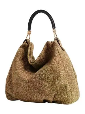 Borbonese Medium Bice Eye-of-the-partridge Print Shoulder Bag - Neutrals