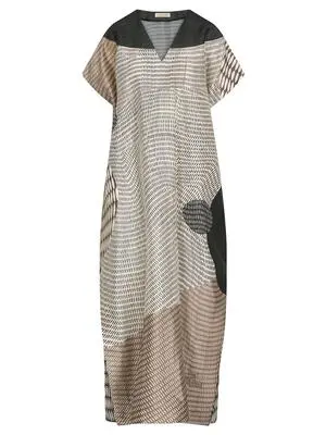 HEIRLOME Huipil Silk Midi Dress - Multi