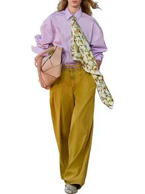 Ulla Johnson Laia Cotton Blouse - Purple