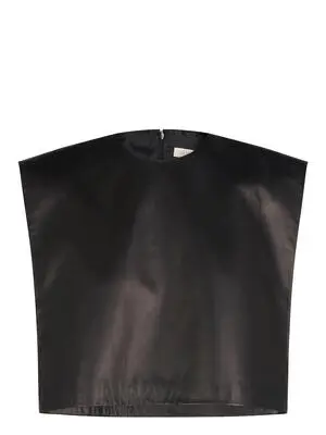 HEIRLOME Milagros Leather Top - Black