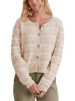 Splendid Lexa Cotton Blend Sequin Cardigan - Sequin Multi
