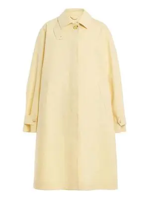 Ulla Johnson Sloane Cotton Trench Coat - Yellow