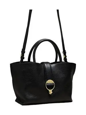 Barbour Alder Mi Leather Tote Bag - Black