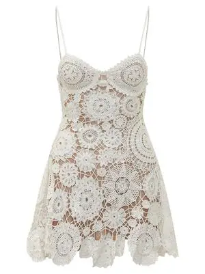 SELF-PORTRAIT Self-portrait Chic Mini Dress For A Stylish Summer