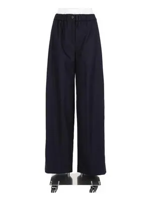 NUDE Wool Blend Trousers - Blue