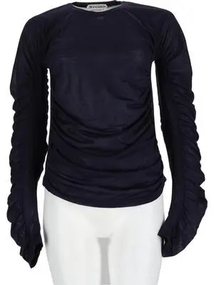 JW Anderson Cotton-polyamide Knit Top - Blue