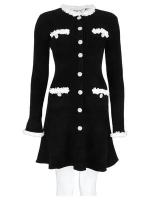 SELF-PORTRAIT Black Self-Portrait-Inspired Mini Dress