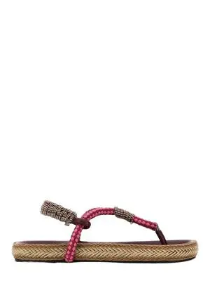 Isabel Marant Étoile Gypso Fabric Sandals - Multicoloured