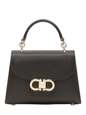 SALVATORE FERRAGAMO Ferragamo Double Gancio S Shoulder Handbag