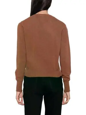 DANIELE FIESOLI V-neck Cashmere Sweater - Brown