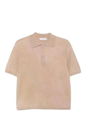 Majestic Filatures Short-sleeve Polo Shirt Neutrals