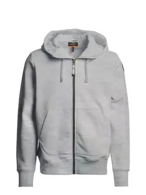 PARAJUMPERS Logo-patch Zip-up Hoodie - Grey
