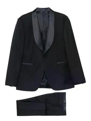 Tagliatore Shawl-lapel Suit - Blue