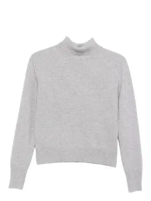 DANIELE FIESOLI Roll-neck Cashmere-blend Sweater - Grey