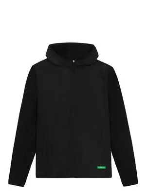 FLANEUR Badge Technical Panelled Zip-up Jacket