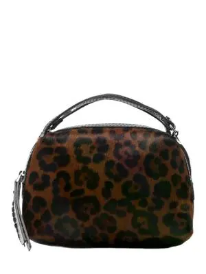 GIANNI CHIARINI Alifa Leopard-print Tote Bag - Brown