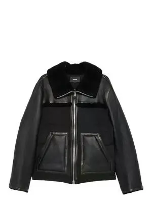 Mackage Shearling-trim Padded Jacket - Black