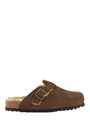 DR. SCHOLL'S SHOES Fae New F Buckle-strap Mules - Brown