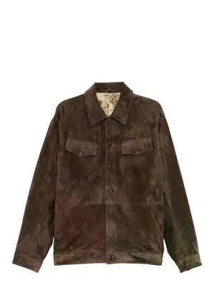 CALMLENCE Suede Leather Jacket
