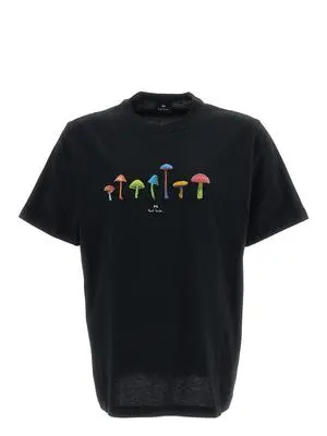 Paul Smith Maglietta Con Stampa - Nero