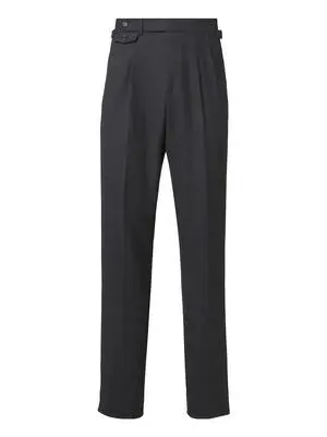 Dunhill Wool And Cashmere Straight Pants - Grey