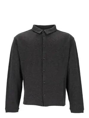 Giorgio Armani Cashmere Knit Shirt - Gray