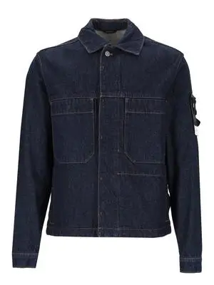 Stone Island Denim Jacket - Blue