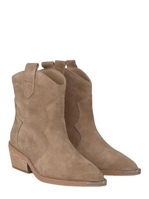 ALMA EN PENA Cowboy Flat Bootie - Vison