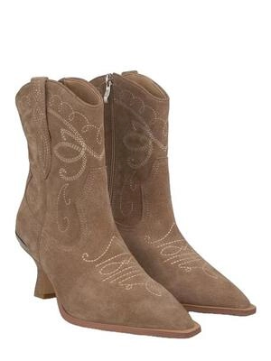 ALMA EN PENA Embroidered Ankle Boot