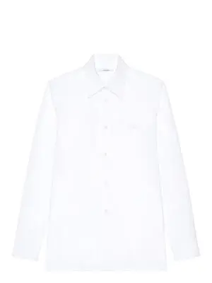 Givenchy Cotton Poplin Logo Shirt - White