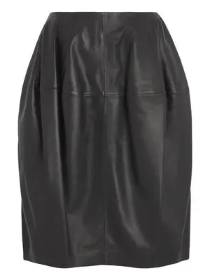 TOTÊME Leather Midi Skirt