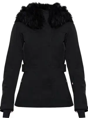 Moncler Grenoble: Loira Padded Ski Jacket With Hood - Black