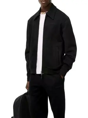 BURBERRY Zip-up Cotton Jacket