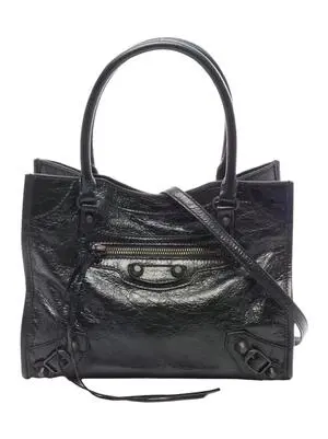 Balenciaga 2020s Mini Le City Handbag Black