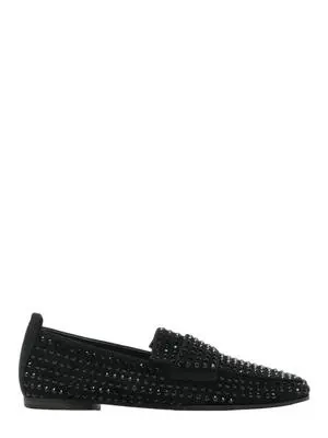 KENNEL&SCHMENGER Lotta Crystal-embellished Loafers - Black